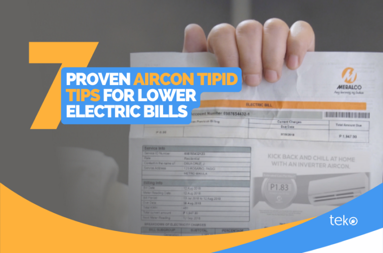 7 Proven Aircon Tipid Tips for Lower Electric Bills - Tips by Teko.ph 7 Proven Aircon Tipid Tips for Lower Electric Bills - Tips by Teko.ph