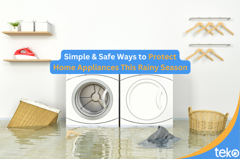 Simple & Safe Ways to Protect Home Appliances This Rainy Season - Tips ...